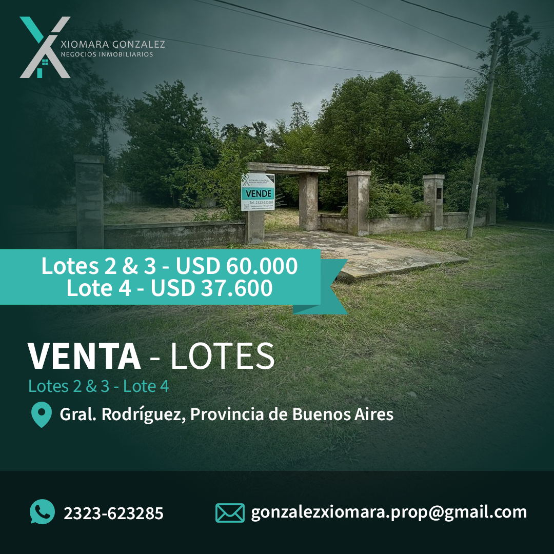 LOTES EN VENTA – Xiomara Propiedades